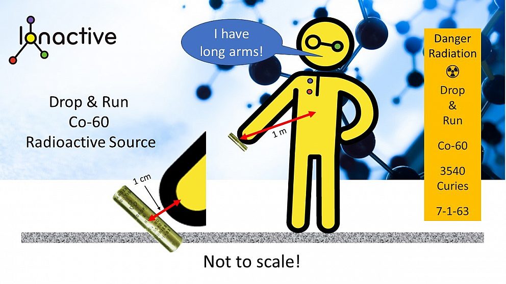 Ionactive | Drop and Run - Radioactive Cobalt-60 (Co-60) Source