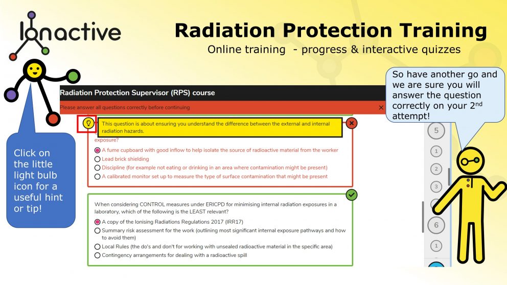Ionactive | Online radiation protection training - using quizzes