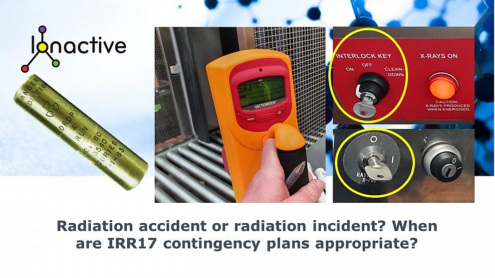 Ionactive | Radiation accident or incident? Contingency plan?